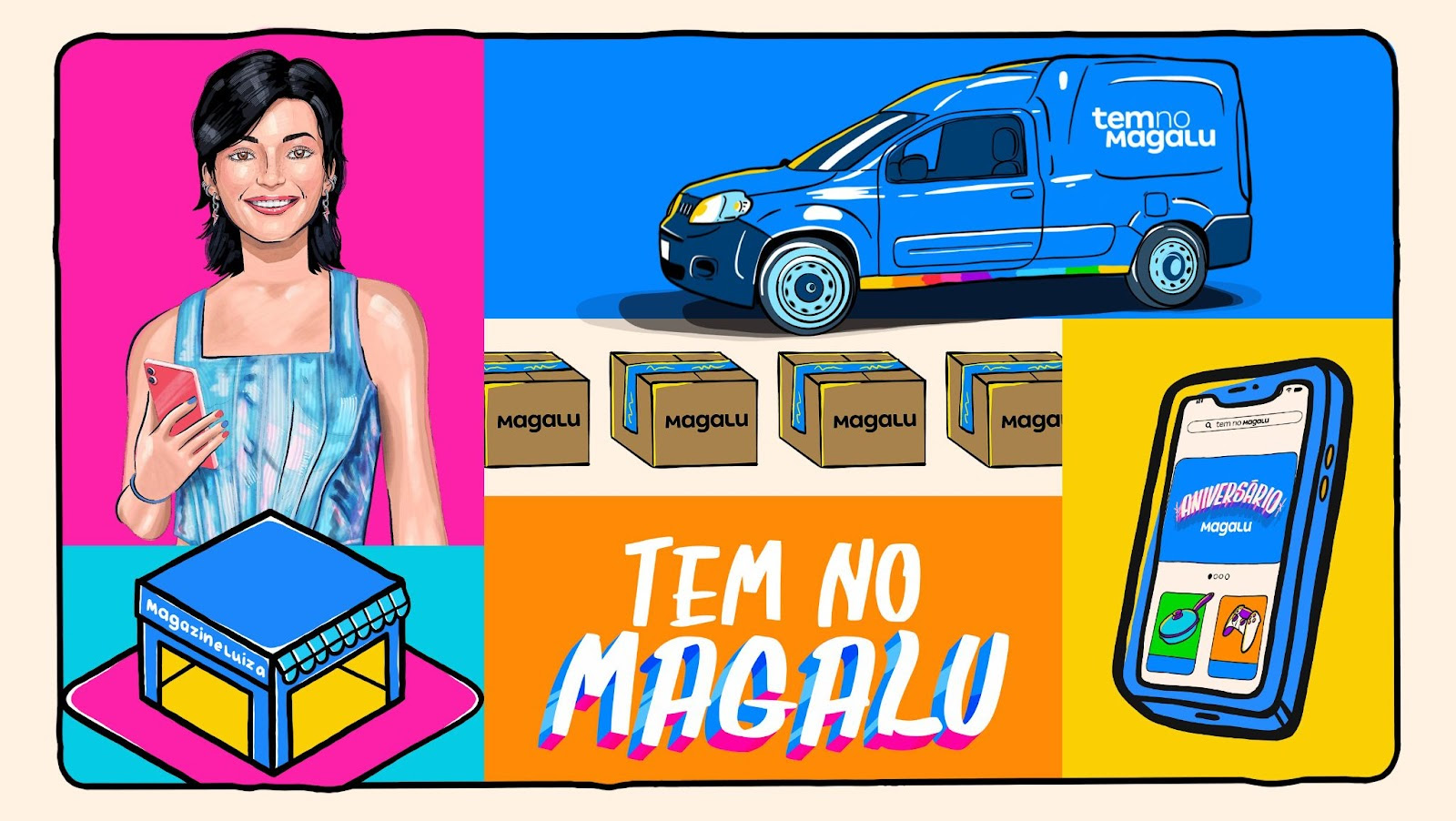 Gabriel Sá Studio assina ilustrações da campanha de aniversário do ...